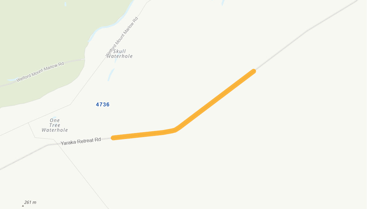 Yaraka - Retreat Road (Rural Road) - 110341-20QLD-RTR | Infrastructure ...