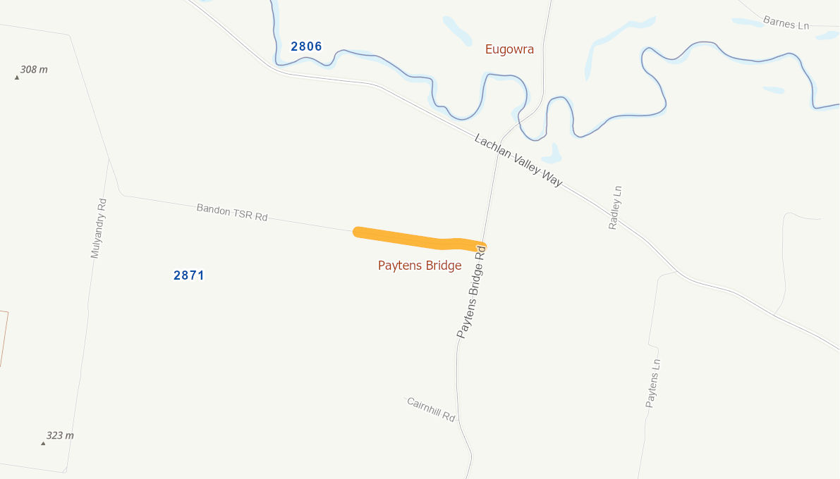 Bandon TSR Road (Rural Road) - 110714-20NSW-RTR | Infrastructure ...