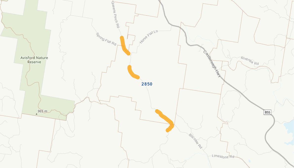 Queens Pinch Road (rural road) - 110965-20NSW-RTR | Infrastructure Investment Program