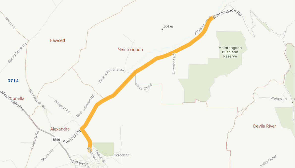 Maintongoon Rd, Alexandra - 111146-20VIC-RTR | Infrastructure ...