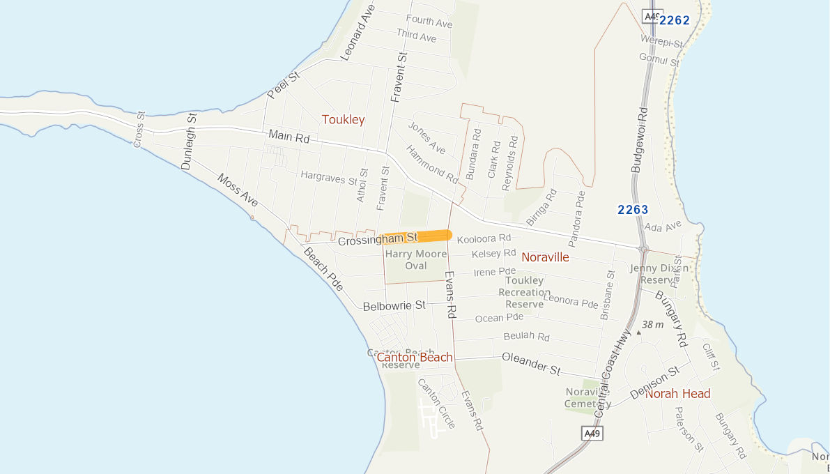 Crossingham Street, Toukley - 111191-20NSW-RTR | Infrastructure ...