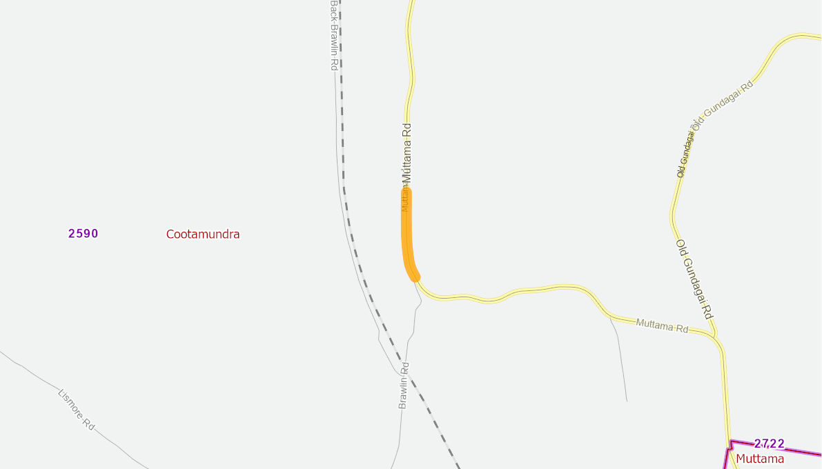 Muttama Road (Rural Road, Brawlin Area) - 111929-20NSW-RTR ...