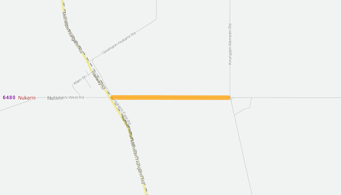 Nukarni East Road (rural road) - 112870-20WA-RTR | Infrastructure ...