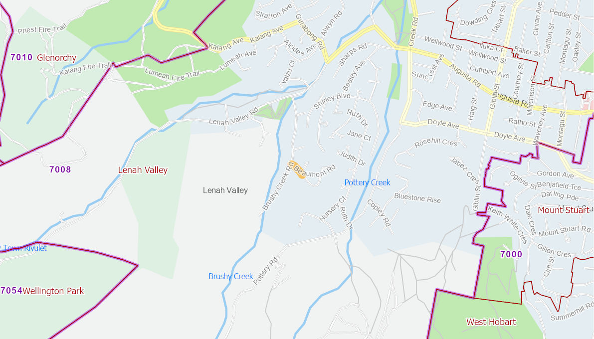 Beaumont Rd, Lenah Valley - 113225-20TAS-RTR | Infrastructure ...