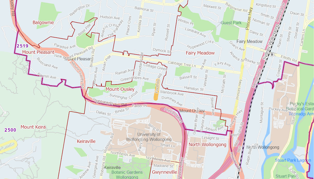 Foothills Road, Mount Ousley - 113276-20NSW-RTR | Infrastructure ...