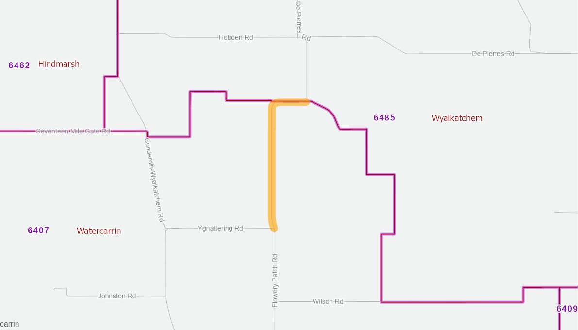 Flowery Patch Road (rural road) - 113398-20WA-RTR | Infrastructure ...