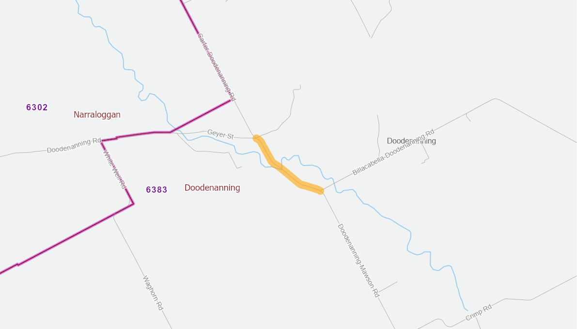 Doodenanning - Mawson Road (Rural Road) - 114017-20WA-RTR ...