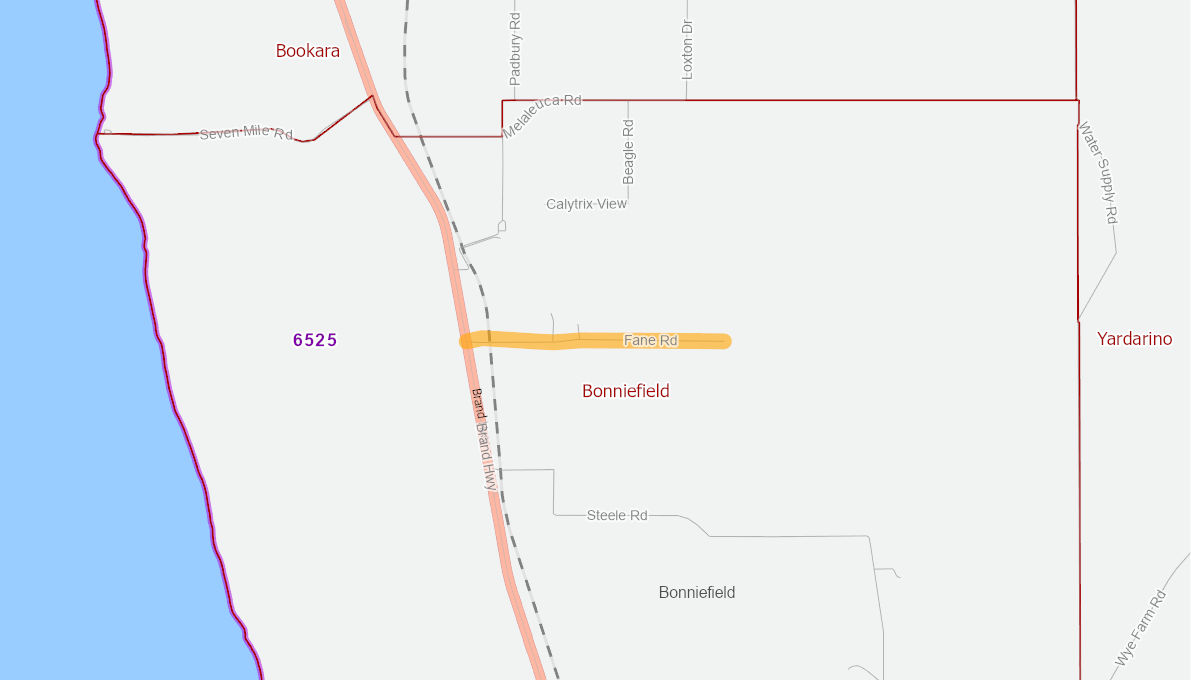 Fane Road, Bonniefield (Rural Road) - 114066-20WA-RTR | Infrastructure ...