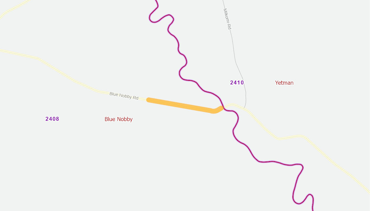 Blue Nobby Road (rural road) - 114137-20NSW-RTR | Infrastructure ...