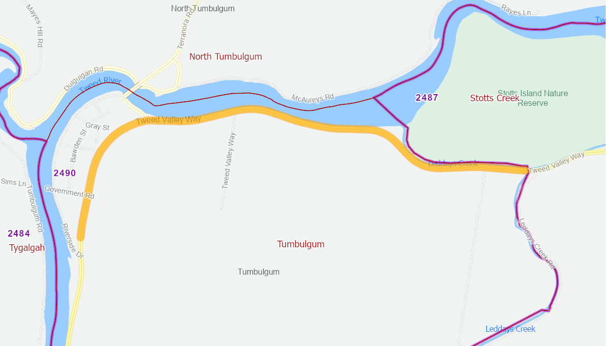 Tweed Valley Way, Tumbulgum - 114196-20NSW-RTR | Infrastructure ...