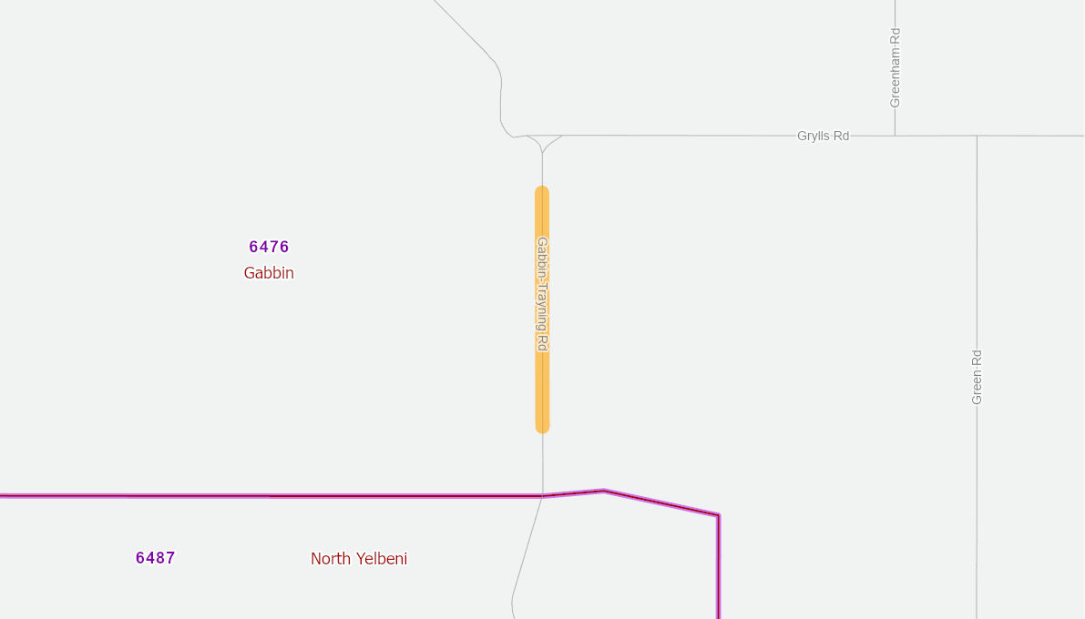Gabbin Trayning Road (Rural Road) - 114450-21WA-RTR | Infrastructure ...