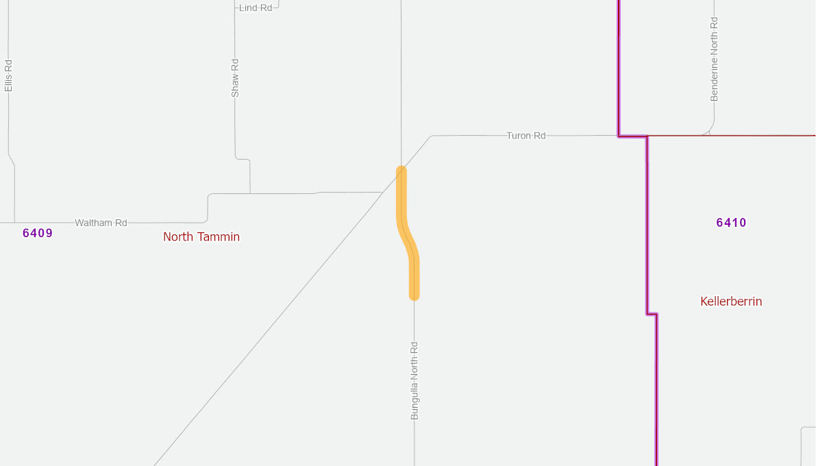 Bungulla North Rd (rural road) - 114492-21WA-RTR | Infrastructure ...