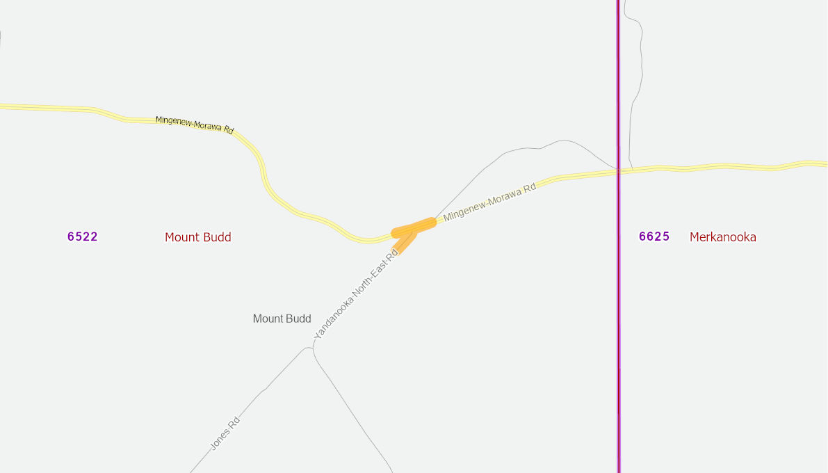 Yandanooka North East Road (rural road) - 114728-21WA-RTR ...
