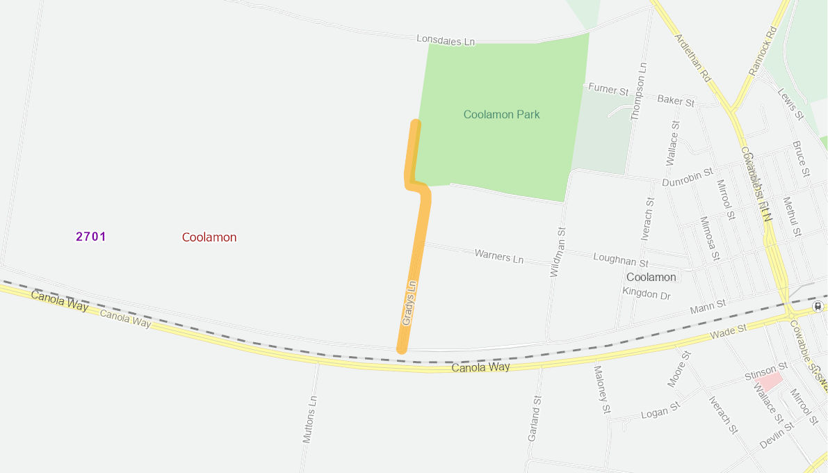 Gradys Lane, Coolamon - 114847-21NSW-RTR | Infrastructure Investment ...