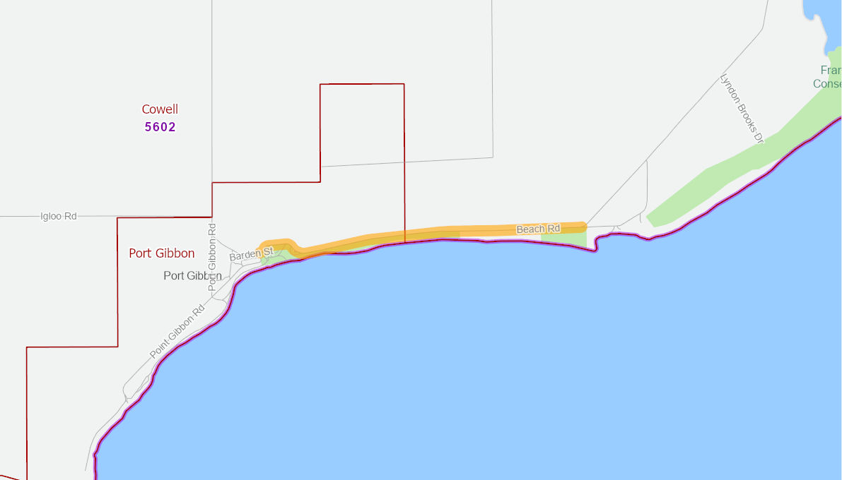 Beach Road, Cowell - 115000-21SA-RTR | Infrastructure Investment Program