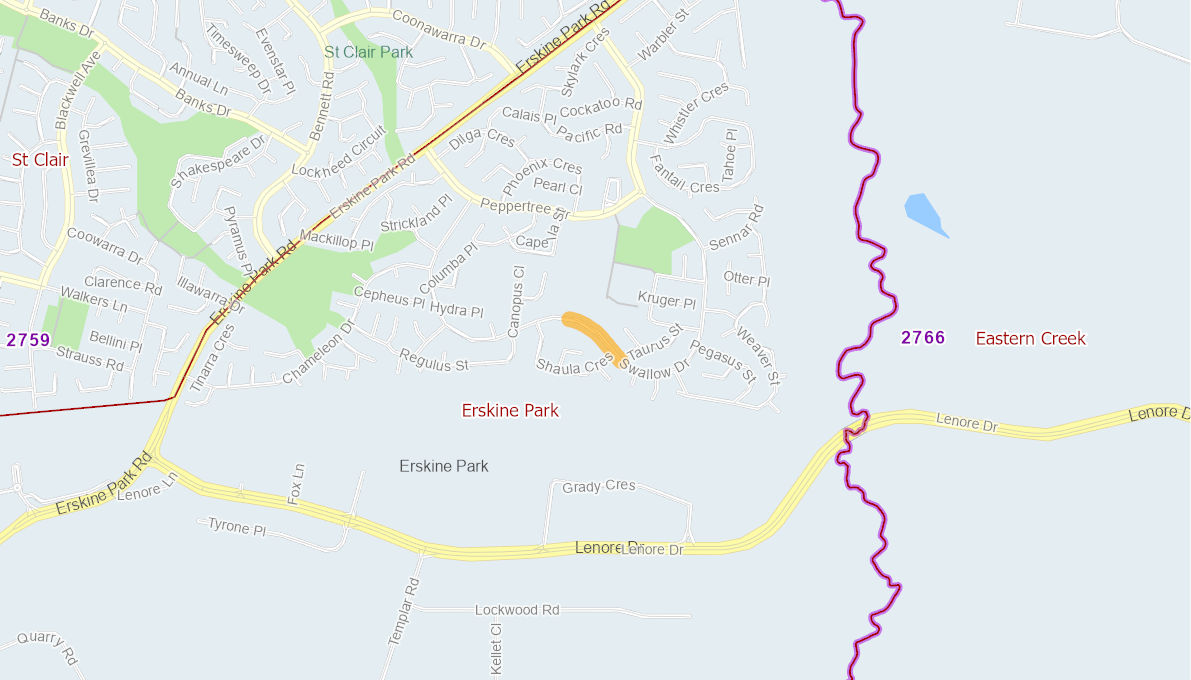 Swallow Drive, Erskine Park - 115003-21NSW-RTR | Infrastructure ...