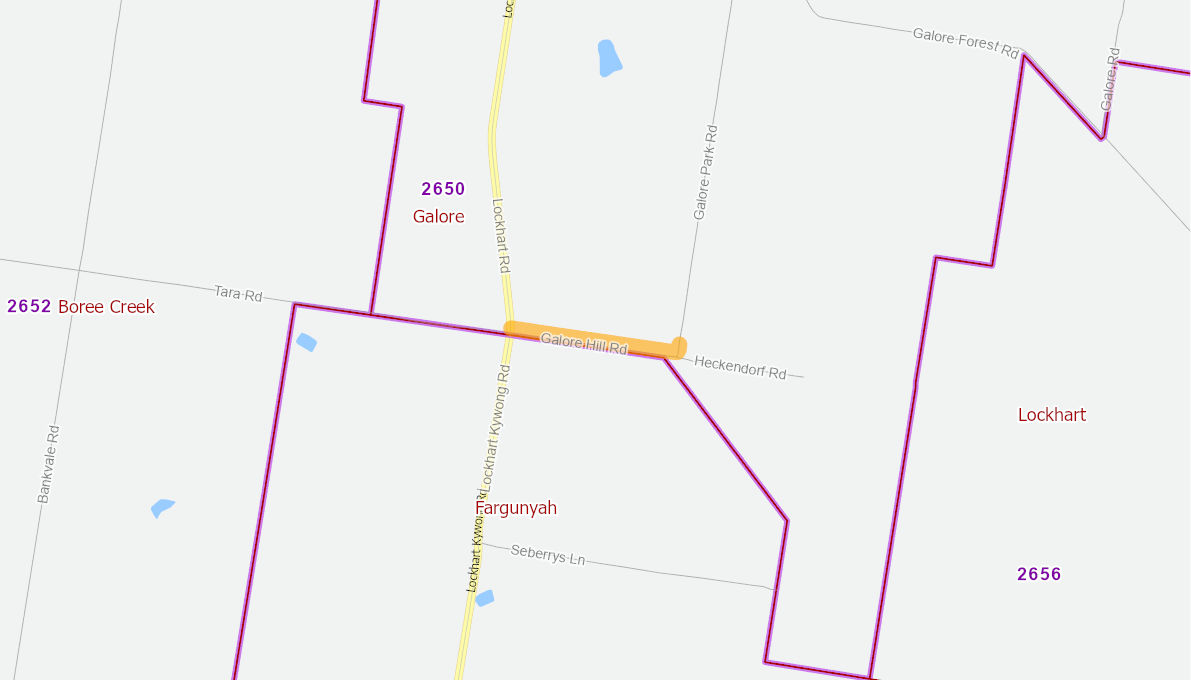 Galore Park Road (rural road) - 115042-21NSW-RTR | Infrastructure ...