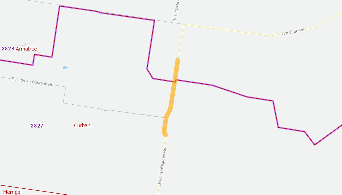 Berida Bullagreen Road (Rural Road) - 116832-21NSW-RTR | Infrastructure ...