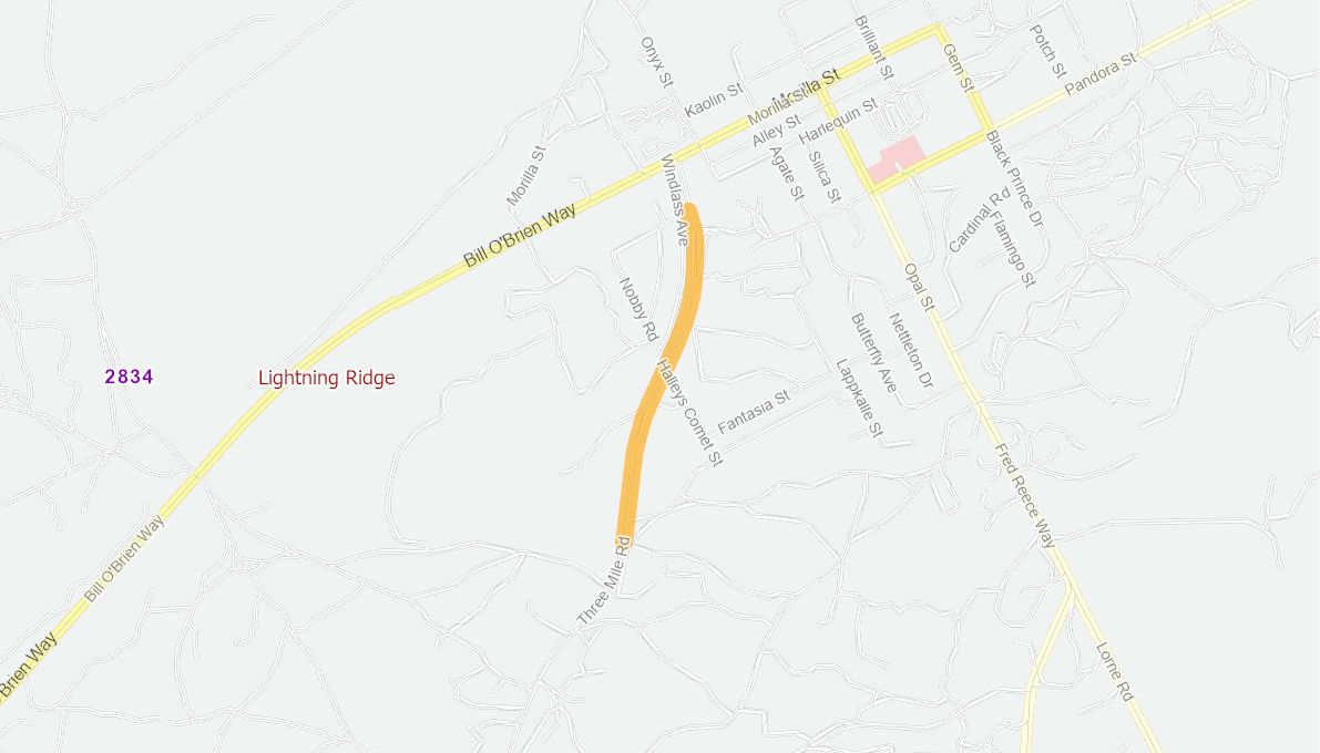 Three Mile Road, Lightning Ridge - 117090-21NSW-RTR | Infrastructure ...