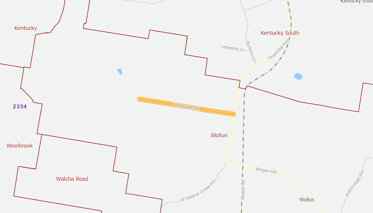 Westvale Road, Kentucky (Rural Road) - 117590-21NSW-RTR ...