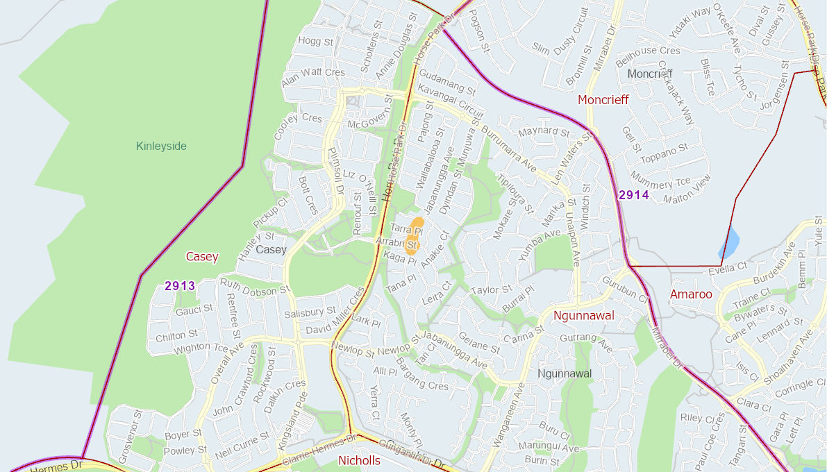 Jabanunnga Avenue, Ngunnawal - 118050-21ACT-RTR | Infrastructure ...