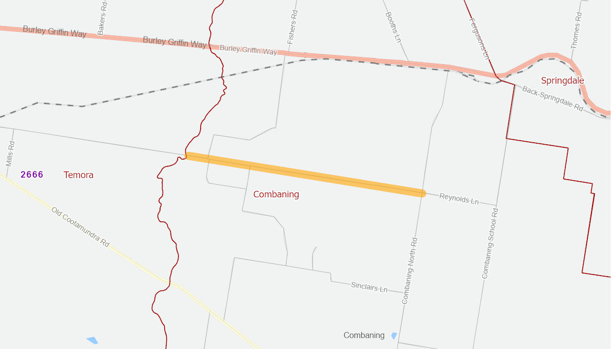 Reynolds Lane (Rural Road) - 118076-21NSW-RTR | Infrastructure ...