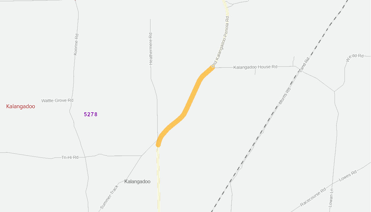 Old Kalangadoo-Penola Road (Rural Road) - 119313-22SA-RTR ...