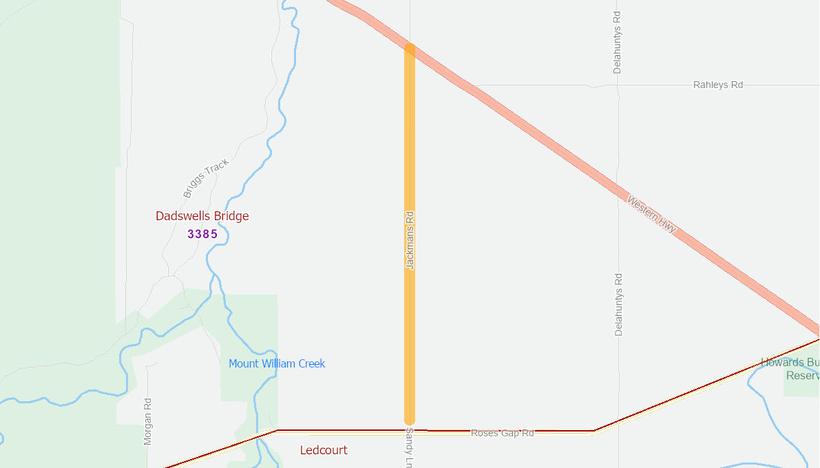 Jackmans Road (Rural Road) - 119391-22VIC-RTR | Infrastructure ...