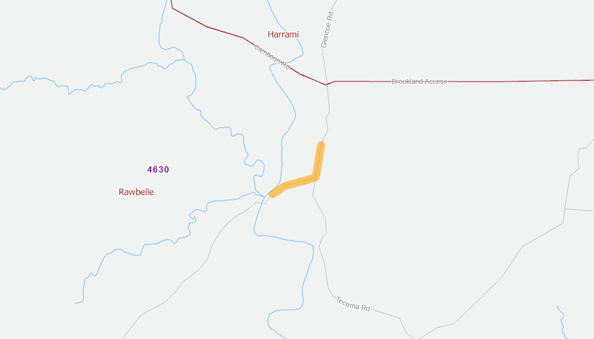 Glencoe Road, Eidsvold Queensland - 120896-22QLD-RTR | Infrastructure ...