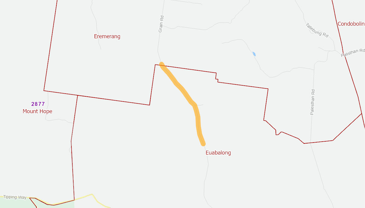 Grain Road (rural road) - 121642-22NSW-RTR | Infrastructure Investment ...