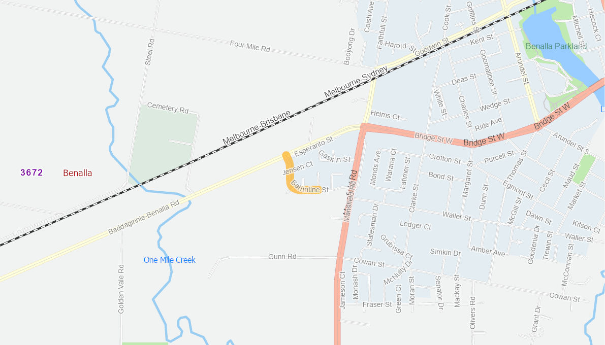 Ballintine Street, Benalla - 122058-22VIC-RTR | Infrastructure ...
