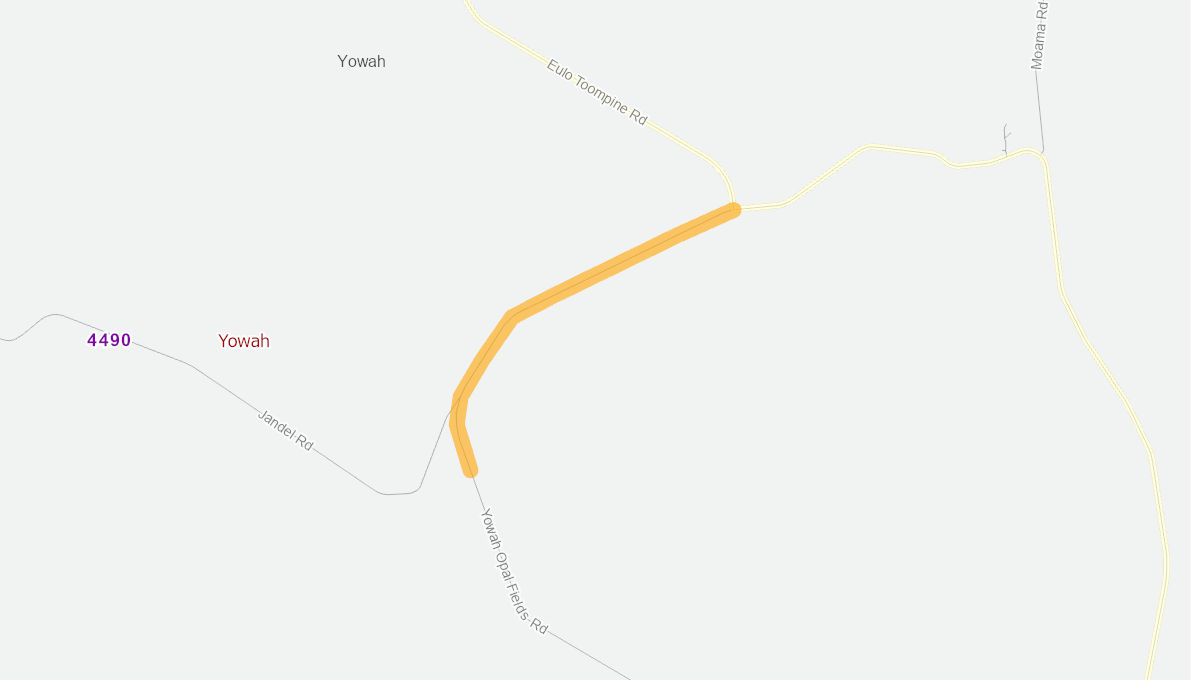 Yowah Opal Fields Road (Rural Road) - 122097-22QLD-RTR | Infrastructure ...