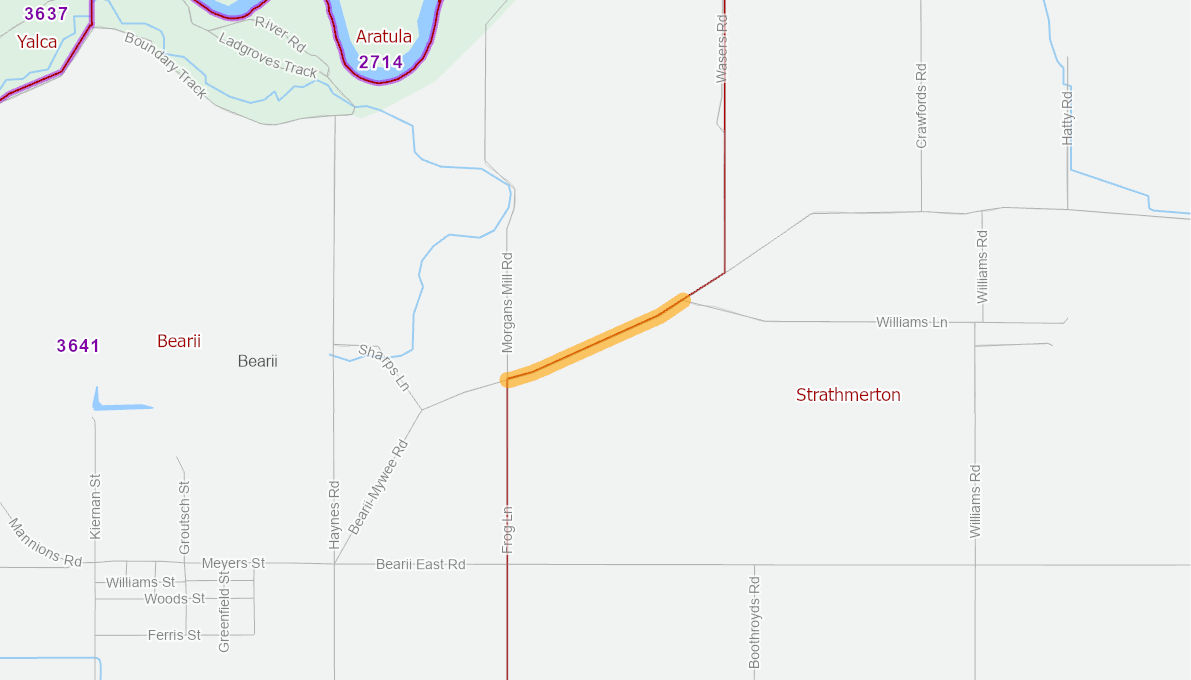 Bearii-Mywee Road, Bearii - 125261-23VIC-RTR | Infrastructure ...