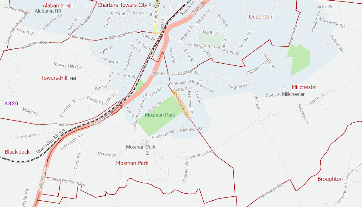Natal Downs Road, Charters Towers - 125292-23QLD-RTR | Infrastructure ...