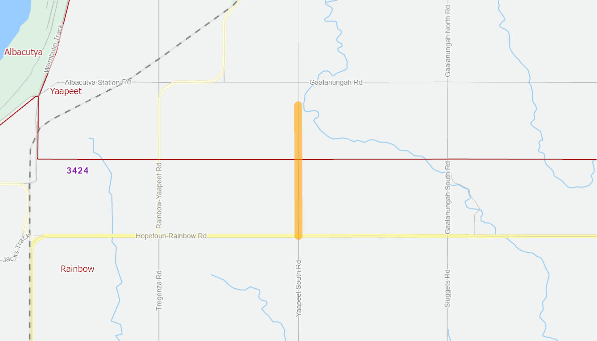 Yaapeet South Road (Rural Road) - 126612-23VIC-RTR | Infrastructure ...
