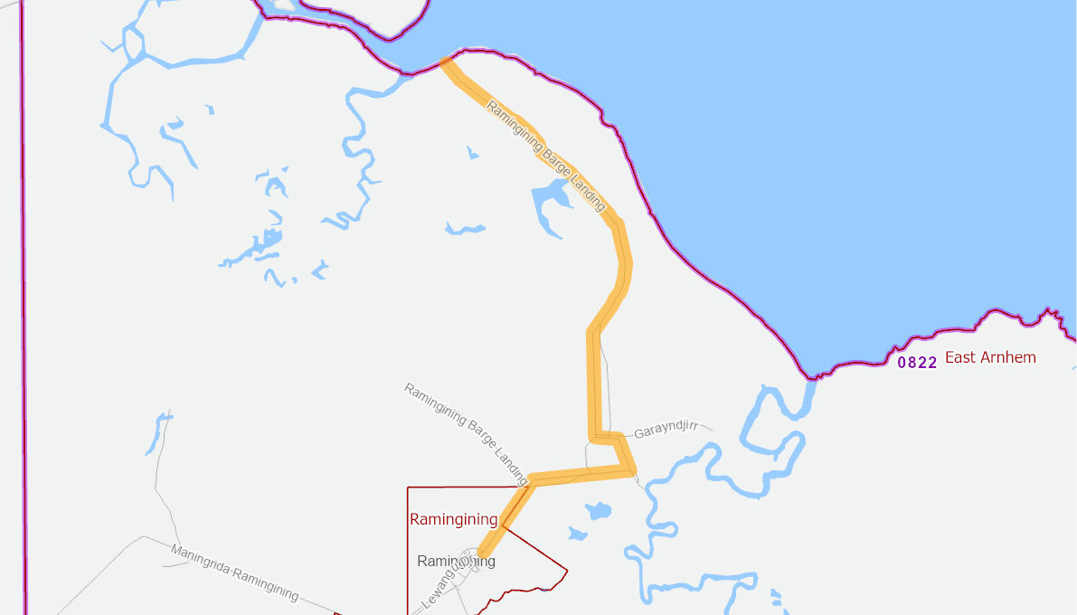 Barge Road, Ramingining - 127123-23NT-RTR | Infrastructure Investment ...