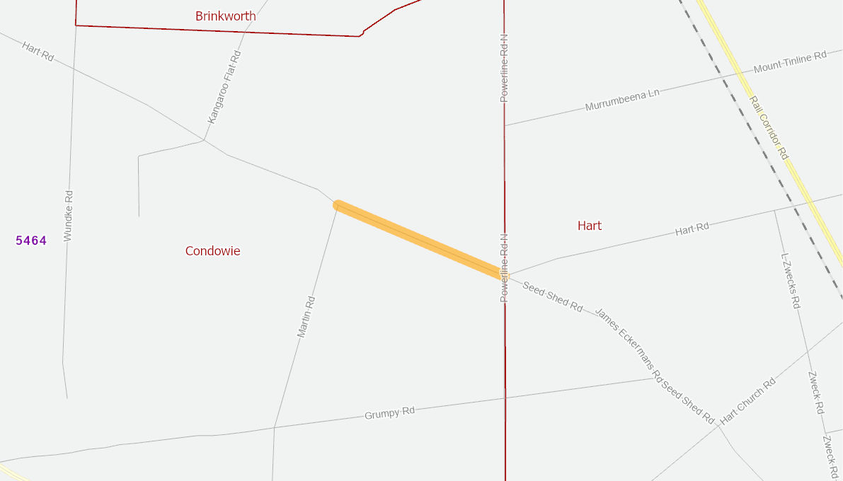 Hart Road, Condowie - 128012-24SA-RTR | Infrastructure Investment Program