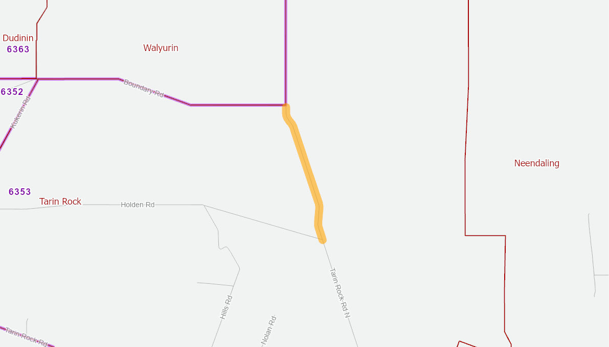 Tarin Rock Road - North, Tarin Rock - 128154-24WA-RTR | Infrastructure ...