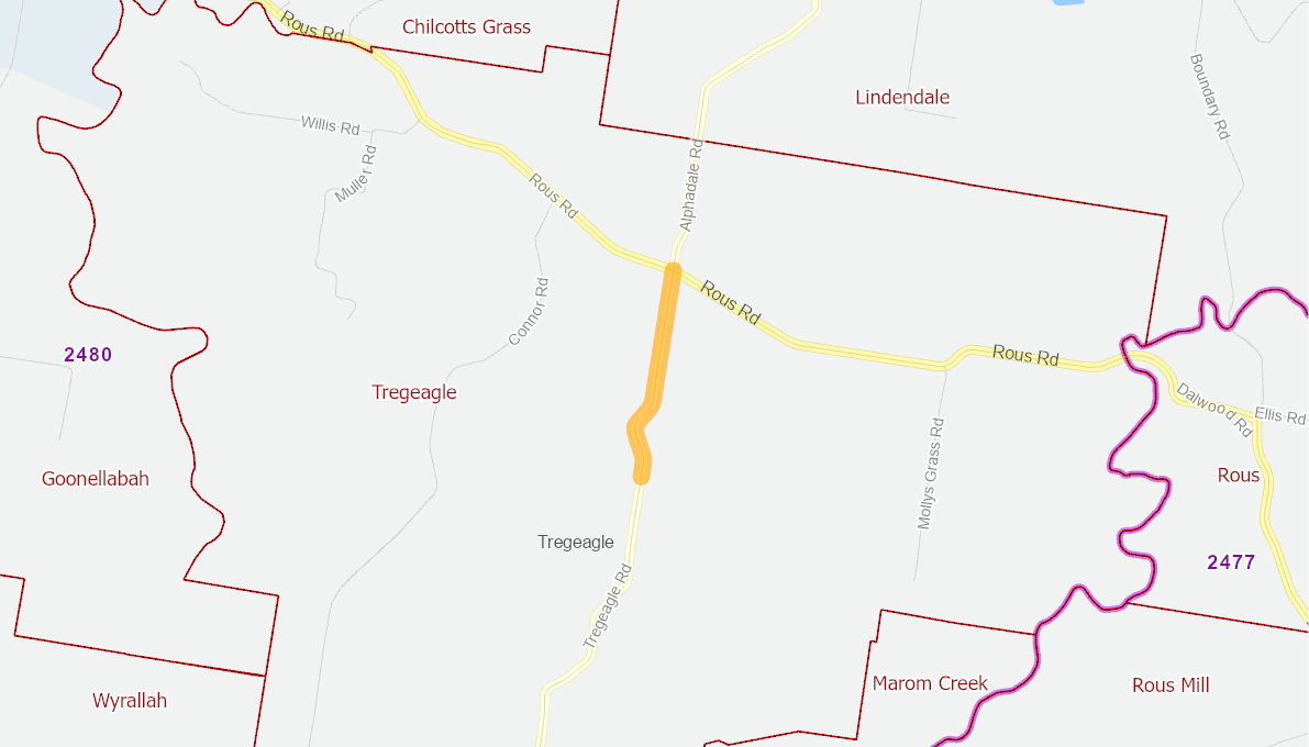 Tregeagle Road, Tregeagle - 128424-24NSW-RTR | Infrastructure ...