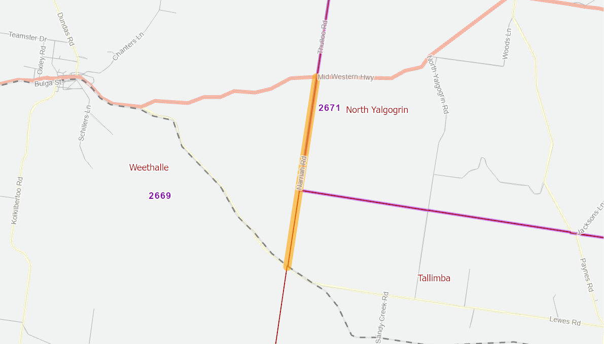 Narriah Road, (Rural Road) - 129007-24NSW-RTR | Infrastructure ...