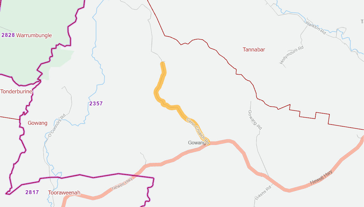 Cenn Cruaich Road (Rural Road) - 129338-24NSW-RTR | Infrastructure ...